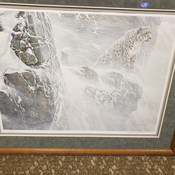 Wall Decor | Snow Leopard Print By Robert Bateman | Poshmark